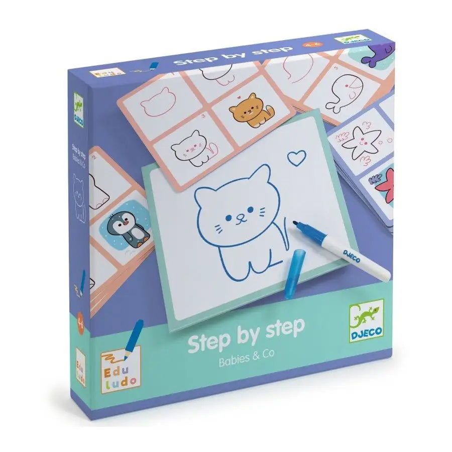 Apprendre à dessiner - Step by Step Babies & Co – 123 Famille